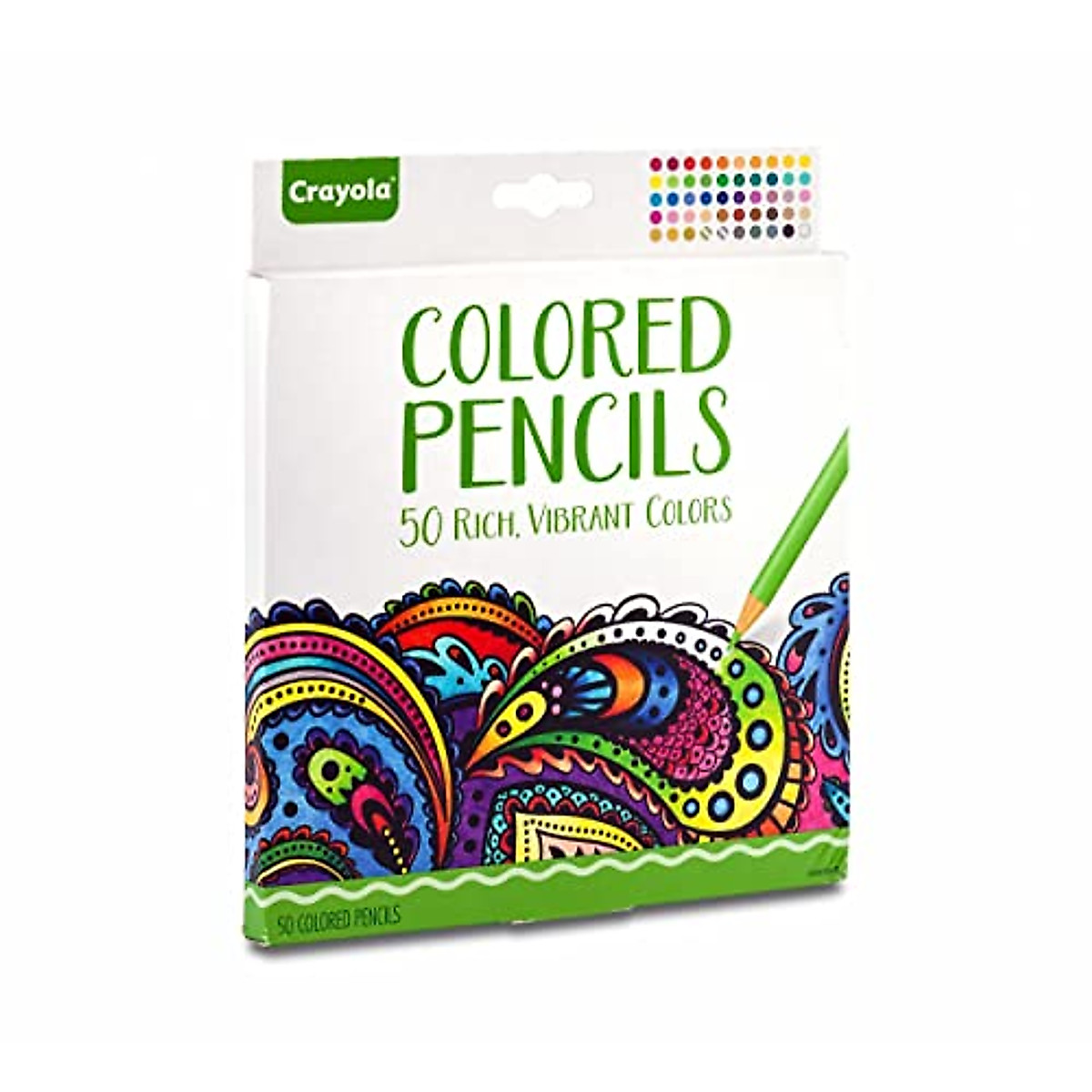 Crayola Colored Pencils For Adults (50 Count), Deluxe Art Pencil Set, Easter Gifts [Amazon Exclusive]
