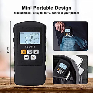 ZWJABYY Geiger Counter,Household Laboratory Hospital Handheld Nuclear Radiation Detector Radiation Dose Alarm,Portable Dosimeter Monitor High Sensitivity Accuracy