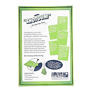 WHAT DO YOU MEME? Shotgun! - The Road Trip Car Game for Families, Travel Games and Road Trip Activities for Kids by Relatable