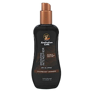 Australian Gold Intensifier Bronzing Dry Oil Spray 8 Ounce (Pack of 2)