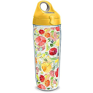 Tervis Yao Cheng Made in USA Double Walled Insulated Tumbler Travel Cup Keeps Drinks Cold & Hot, 24oz Water Bottle, Clear