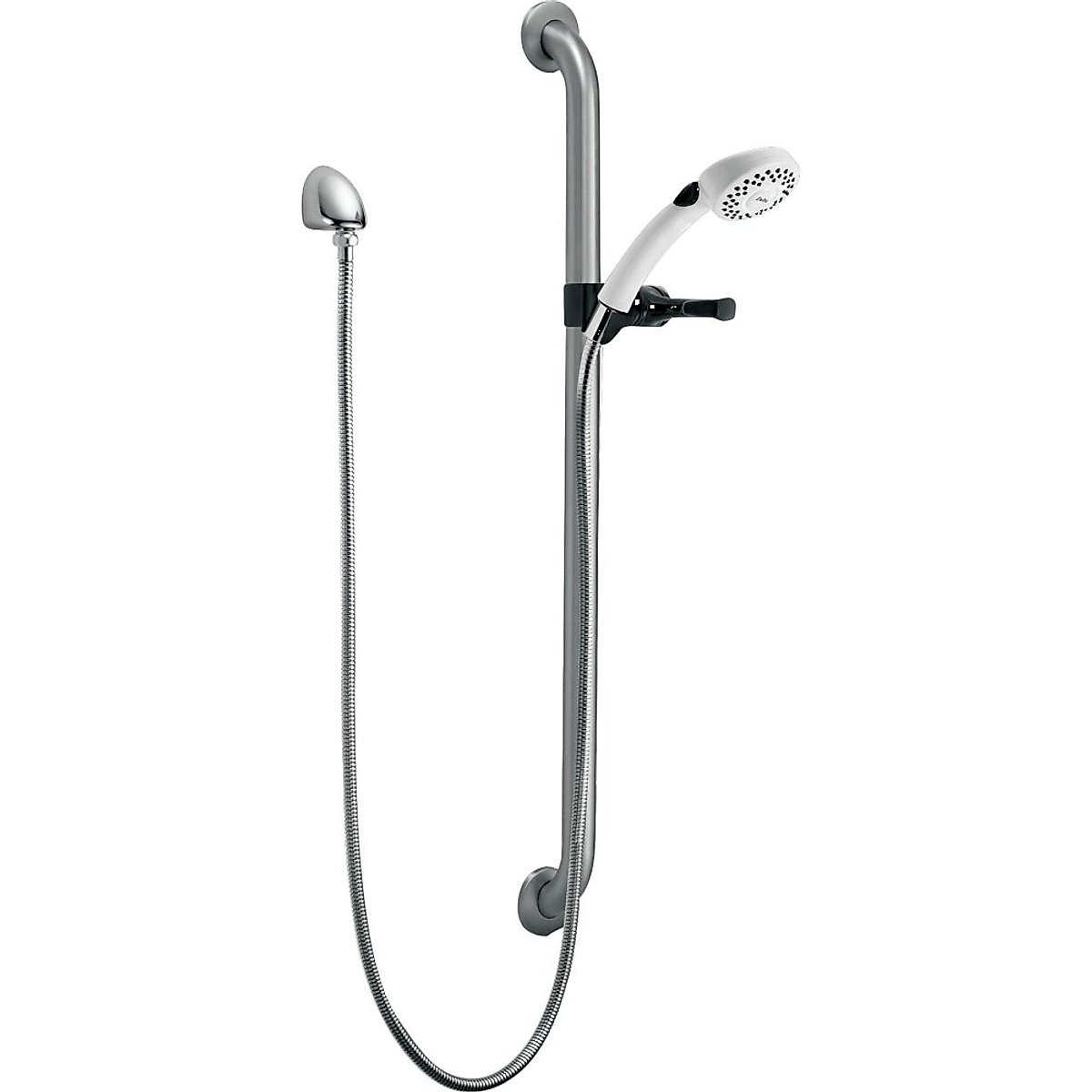 Delta Faucet RPW336HDF Single Function Hand shower with Grab Bar and Elbow