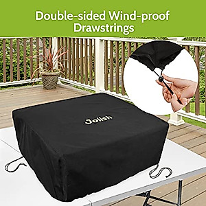 Joiish 22 inch Griddle Cover for Blackstone Griddle with Hood, 600 D Waterproof Tabletop Grill Cover with Oil-Proof Coating, Outdoor BBQ Machine Protector