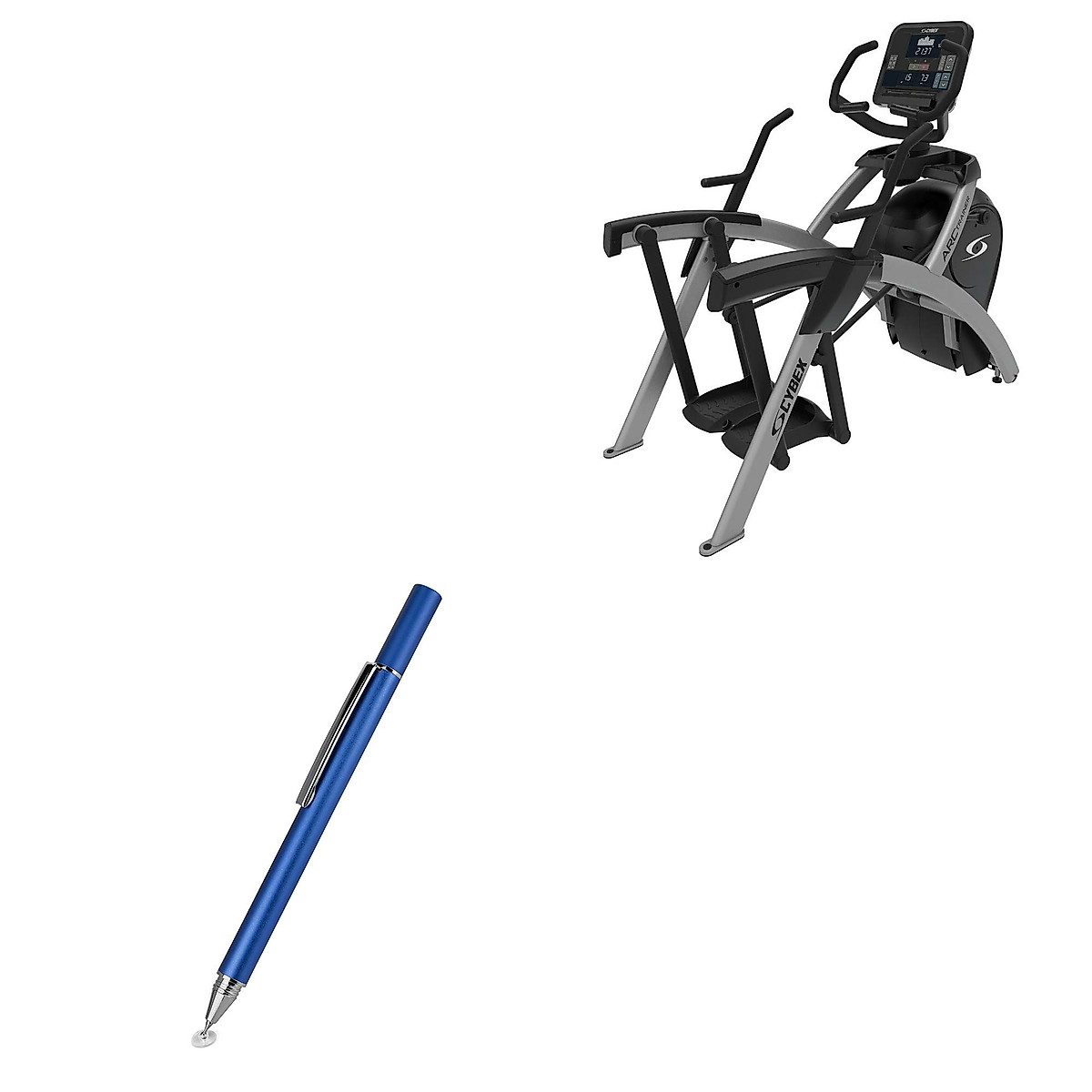 BoxWave Stylus Pen Compatible with CYBEX R Series Lower Body ARC Trainer (Stylus Pen FineTouch Capacitive Stylus, Super Precise Stylus Pen - Lunar Blue