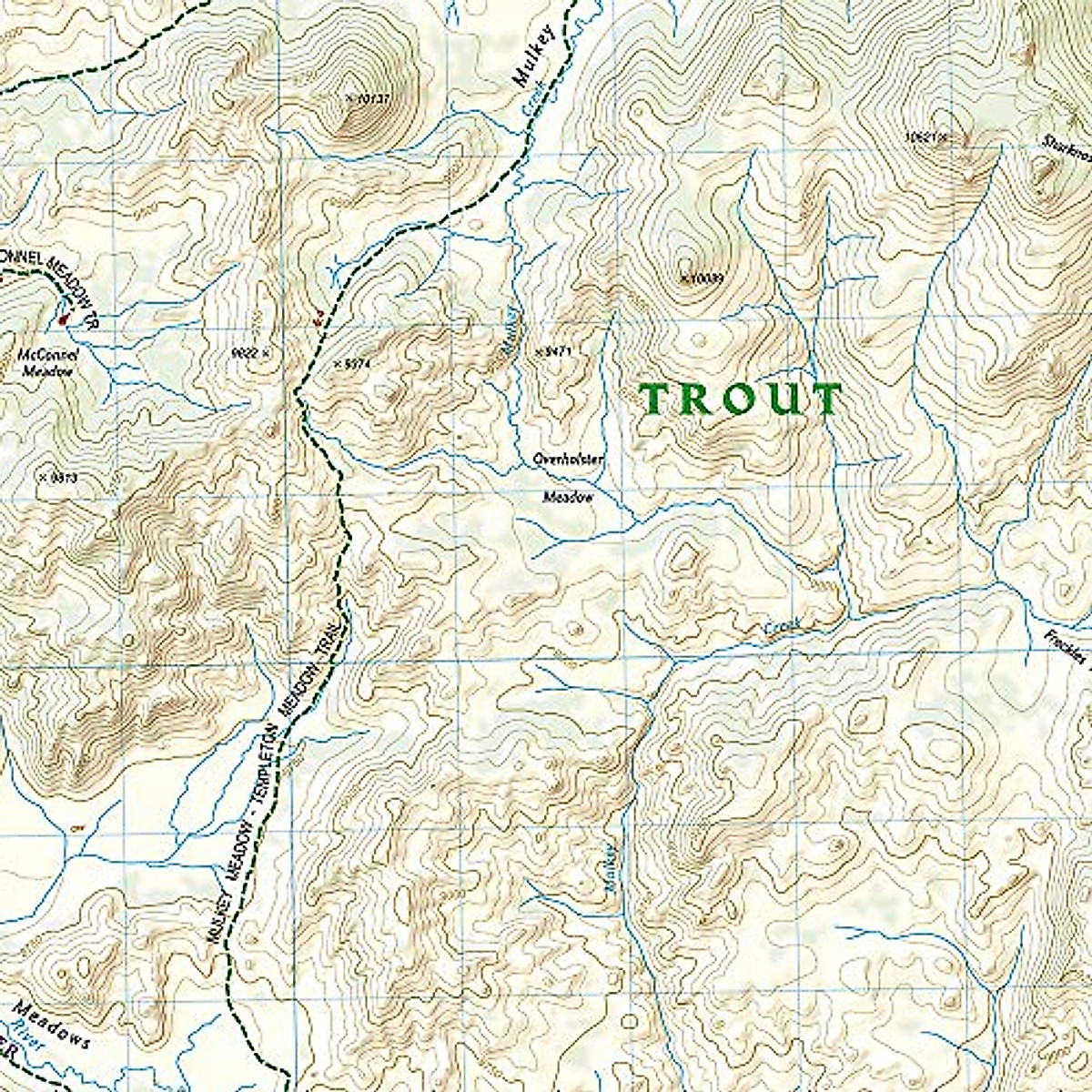 Mount Whitney Map (National Geographic Trails Illustrated Map, 322)