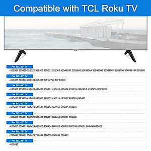 (Upgraded) Tv Stand Base Legs for TCL Smart Tv-TCL Roku TV for Samsung UN32J4000AF 32in 40in 43in 48in 49in 50in 55in 60in 32S305 32S301 32S303 32S4610R 32S3850 32S3850A 32S3850B 32S3850P 32FS4610R