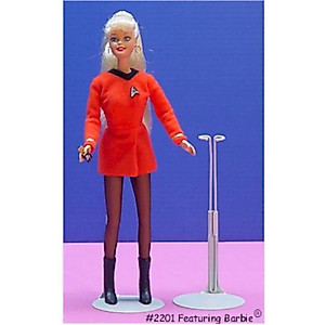 Doll Stand 2201 - White Doll Stand for 11" to 12" Small-Waisted Fashion Dolls, 6-Pack