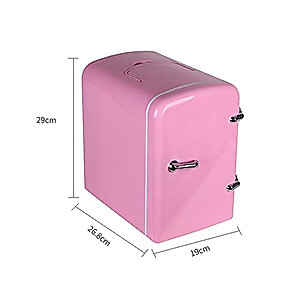 GICIVED Mini Fridge,Energy Saving Cooler And Warmer Refrigerator, Portable Personal Fridge For Office, Car, Bedroom, For Skincare, Fruit, Food