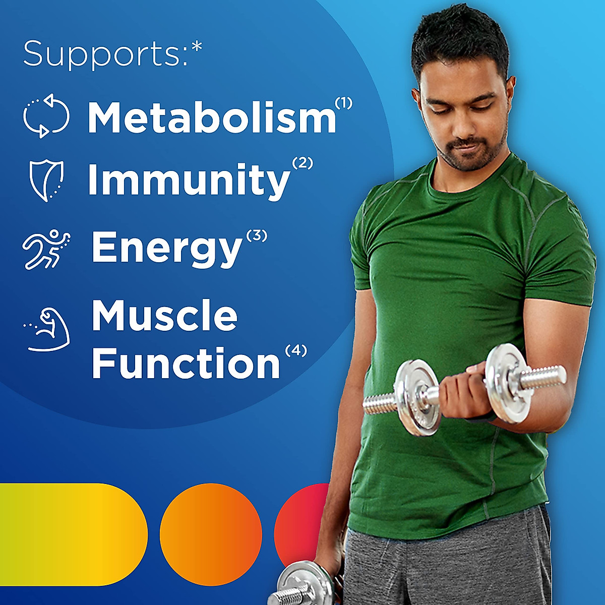 Centrum Multivitamin for Men, Multivitamin/Multimineral Supplement with Vitamin D3, B Vitamins and Antioxidants, Gluten Free, Non-GMO Ingredients - 120 Count