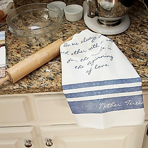 Message Brands Mother Teresa Smile Dish Towel