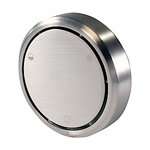 Westbrass D493CH-07 Patented Deep Soak Round Replacement 2-Hole Bathtub Overflow Cover for Full and Over-Filled Closure, Satin Nickel