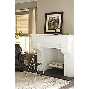 Cosco 2-Step Household Folding Step Stool, Gray