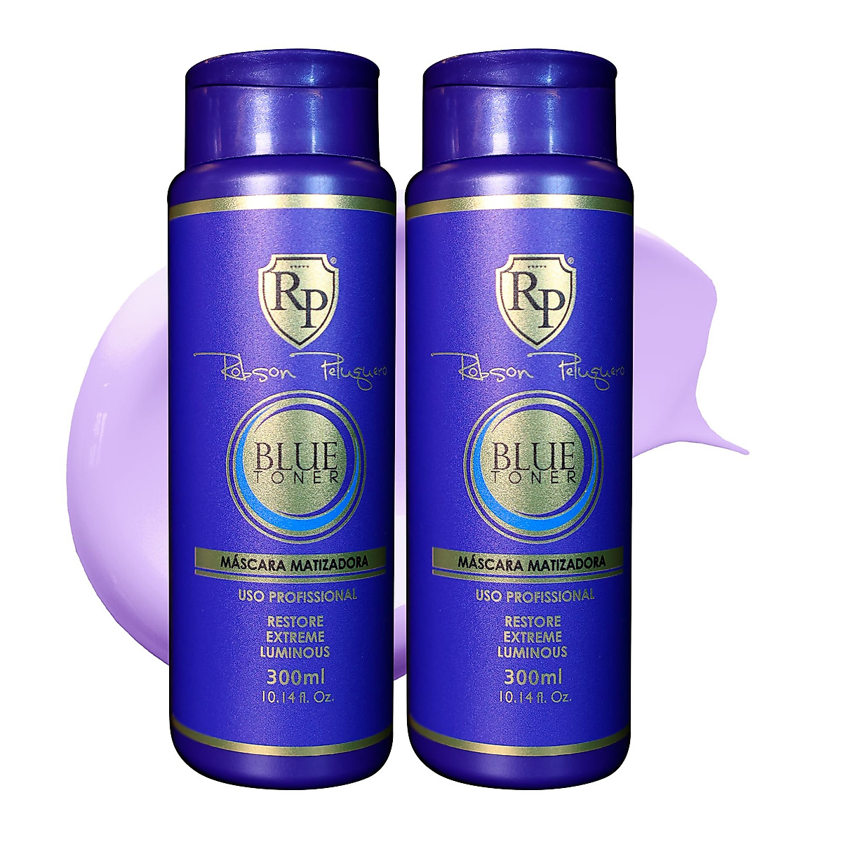 Robson Peluquero Blue Home Care Shampoo and Matizer Treatment Kit 2x300ml/2x10.14 fl.oz