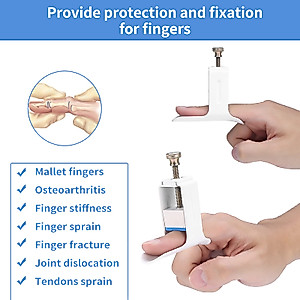 Finger Straightener Splint,Finger Straightener Splint Brace Corrector Support, Hand Finger Arthritis Injury Pain Relief Holder Fingers Extended Finger Fixed Rehabilitation Assist Tool