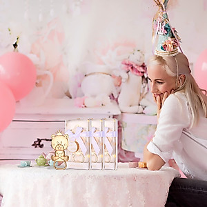 24 Packs Baby Shower Favors for Guests Bulk Cute Baby Bear Shape Bottle Opener with Gift Boxes for Baby Boy or Girl Party Souvenirs or Decorations (White box)