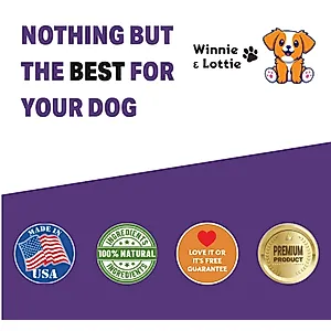 Winnie & Lottie Natural Dog Sleep Aid | Sleep Aid for Dogs | Dog Melatonin | Promotes Deep, Restful Sleep in Dogs | Melatonin for Dogs | Dog Anxiety Relief | Calming for Dogs | Dog Calming | 1 fl oz