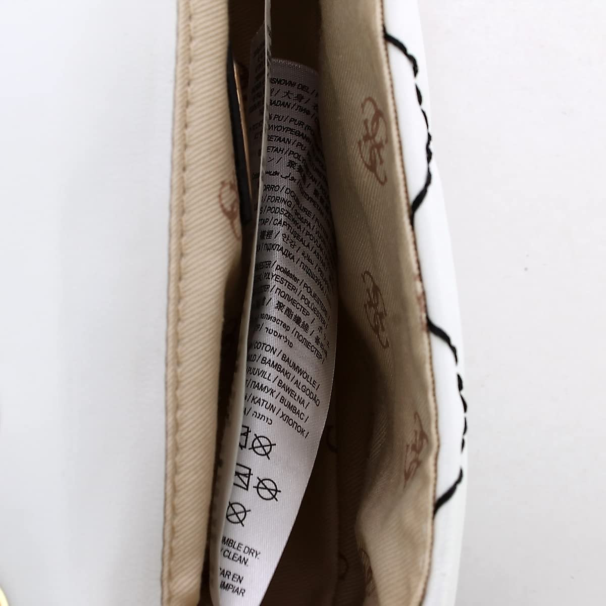 GUESS womens Cessily Micro Mini, White Multi, one size US