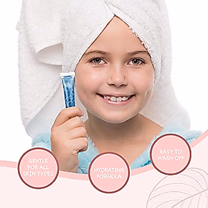 Expressions 12pc Flavored Lip Gloss Set, Glitter Lip Kit, Fruit Flavored Lip Gloss Tubes, Lip Gloss for Kids, Safe and Non Toxic Kids Makeup Set