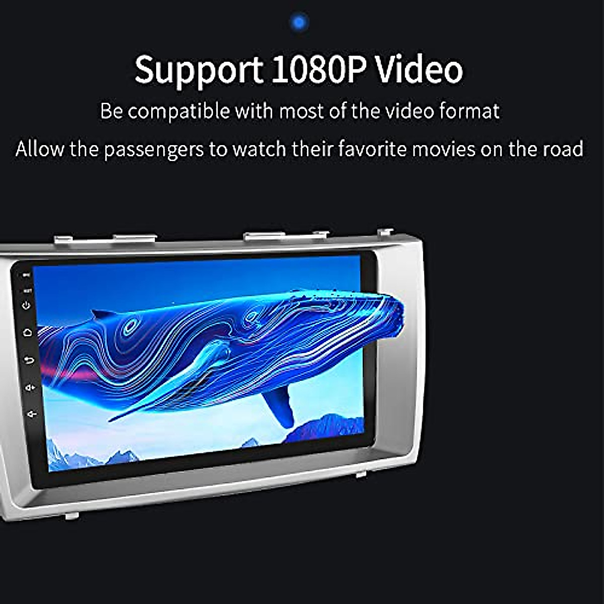 Cocheparts Car Stereo for Toyota Camry Radio 2007-2011 Built-in Apple Carplay/Android Auto/WiFi/Bluetooth/Steering Wheel Control/Split Screen/GPS Navigaion(Note:Not Compatible with JBL System)