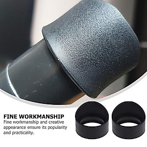 TEHAUX 2 pcs Soft Rubber Eyepiece Eye Shield 33mm Eye Guards Cups Eyepiece Covers for Binocular Microscope