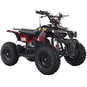 X-PRO Bolt 40cc ATV 4 Wheelers 40cc ATV Quads Quad (Red Lightning)