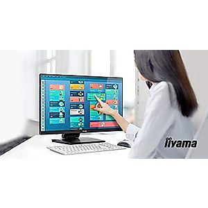 iiyama Prolite T2454MSC-B1AG 23.8" 1920 x 1080pixels Multi-Touch Multi-User Black Touch Screen moni