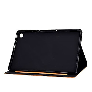 Tablet PC Case Leather Case Compatible with Samsung Galaxy Tab A8 10.5 inch 2021 (SM-X200/X205) Tablet Case, Folio Cover Multi-Angle Viewing w Card Slot Smart Cover Auto Sleep/Wake Protective Case Tab