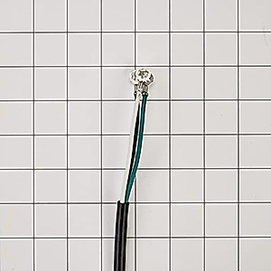 Whirlpool W11365014 Original Genuine OEM Dishwasher Power Cord Kit, Right Angle