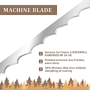 Alimtee Bread Knife for Homemade Bread, 16" Wooden Serrated Bread Slicer Gift for Friends Fiddle Bow Design Easy to Cutting, Sourdough Cutter for Homemade - Premium Stainless Steel