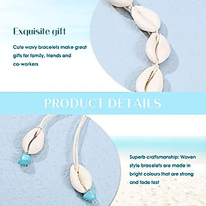 Chennie Boho Shell Waist Chain Adjustable Seashell Body Chain Turquoise Pendant Waist Chain Beach Waist Chain Jewelry