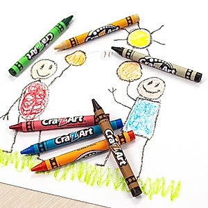 Cra-Z-Art 24ct Crayons Pack, Perfect Back to School Essential, Art Supplies for Coloring Fun, Ages 3 and Up
