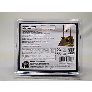 Woodland SCENICS Suspended Flashing Traffic Light 2 Pack N Scale