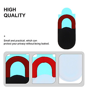 6Pcs Camera Privacy Cover Computers laptops Privacy Blocker Sliding Shield Front Webcam Cover Tablet Laptop Phone Web Camera Cover abs Protective Cover Slider Earth Tones