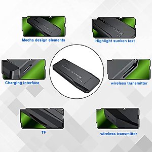 Retro Gaming Console,Retro Game Console,Retro Play Game Stick,Retro Game Stick ,Nostalgia Stick Game,Retro Plug and Play Gaming System,20,000+ Games, 4K HDMI Output,with Dual2.4G Wireless Controllers