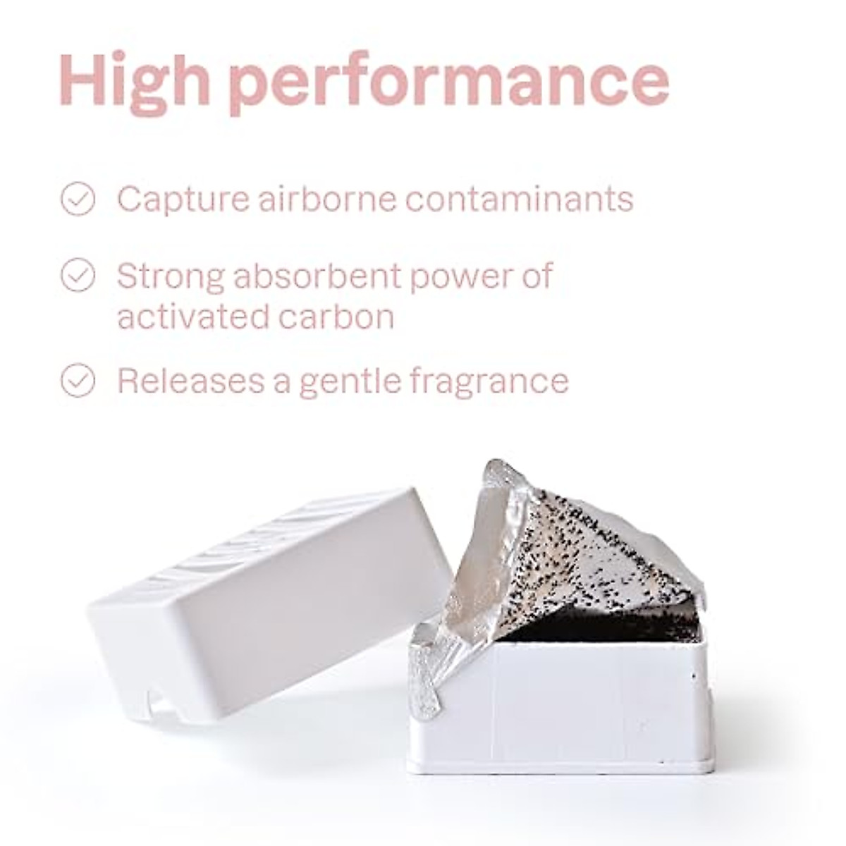 ATTITUDE Baby Air Purifier, Activated Carbon, Captures Stubborn Odors, Plant and Mineral-Based, Vegan, Good Night, 8 Ounce