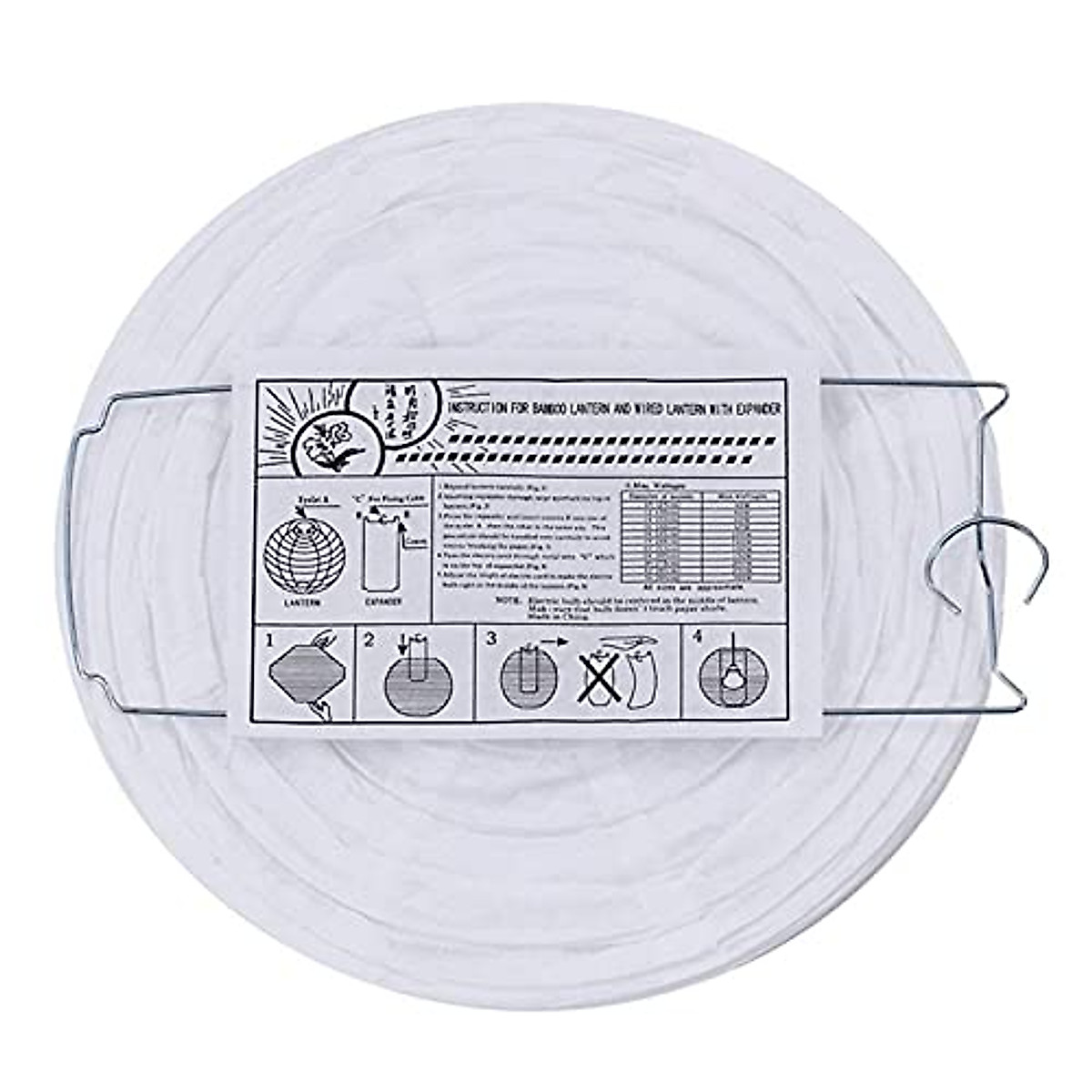 Lantern 12 Pcs Gold White Black Paper Lanterns 6" 8" 10“ 12” Chinese Japanese Decorative Lampion Lanterne for Wedding Outdoor Decor