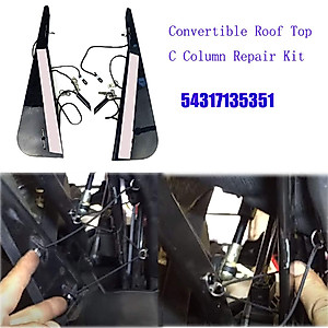 Convertible Roof Top C Column Repair Kit Fits for BMW E46 323ci M3 330ci 325ci 2000-2006 Replace 54317135351