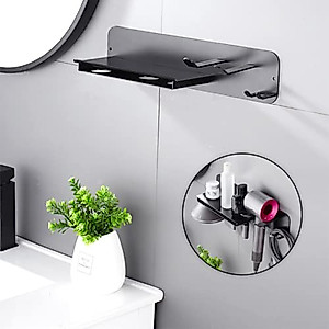 for Dyson Supersonic Hair Dryer Holder Bathroom Storage Organizer Shelf for Wall Mount Bathroom Accessories