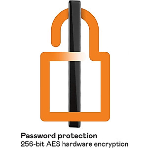 2TB My Passport Portable External Hard Drive, Black - WDBYVG0020BBK-WESN