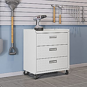Manhattan Comfort Fortress Storage Units, White
