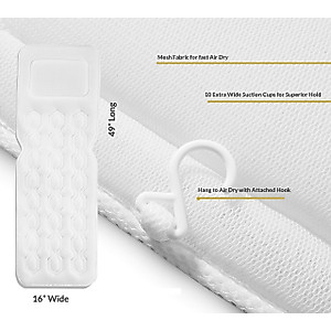 Premium Full Body Bath Pillow - Comfortable, Durable Bathtub Cushion for Relaxation, Spa-Like Experience, Pain Relief, Luxurious Plush Comfort, Quick Drying