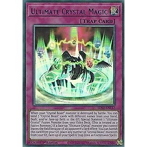 Ultimate Crystal Magic (Blue) - LDS1-EN117 - Ultra Rare - 1st Edition