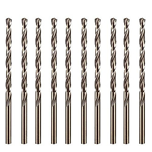2mm Cobalt Drill Bit M35 HSS Metal Drill Bit Set for Hard Metal Stainless Steel Cast Iron(10 Pcs 2mm)