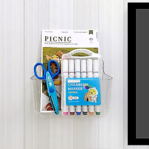 ITATIOLFY 2 Pack Wall Mount Self adhesive Cabinet Door Organizer set,Clear acrylic Floating Shelves, Shower Storage Shelf,For Bathroom,Kitchen,Office,Living Room,Under Sink,Bedside table Decor.