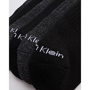 Calvin Klein Men's Socks - No Show Ankle Socks (6 Pack), Size 7-12, BlackCharcoal