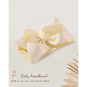 doboi 20pcs Baby Girls Bows Headbands Nylon Hairbands Ribbon Bow Elastic Hair Accessories for Newborns Infants Toddlers and Kids