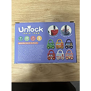 Kizmyee Montessori Toy for 18+ Months Old Toddler, Lock and Key Car Toys, Sensory Toy Matching & Sorting Toys Early Learning Toy with Number for Toddlers, Preschool Children, Boys and Girls