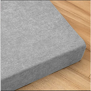 BOMATY Swing Replacement Seat Cushions 2-3 Seater Outdoor Cushion Cover for Patio Furniture, Couch Seat Cushions Cover with Zipper,Custom Size Bench Cushion for Indoor/Outdoor Patio Furniture