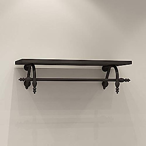 ZHIRONG Industrial Wall Mounted Clothing Rack Black Metal Display Rack for Retail Display/Laundry/Boutique/Clothing Store, 3 Sizes,Set of 5 (Size : 300CM)