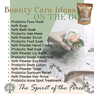 Milk Kefir Powder Ready To Use No Maintenance - Live Active Probiotic Cultures - Non GMO Gluten Free - Health Starter - Leche de Bulgaros en Polvo (Large Pack 10 Oz)